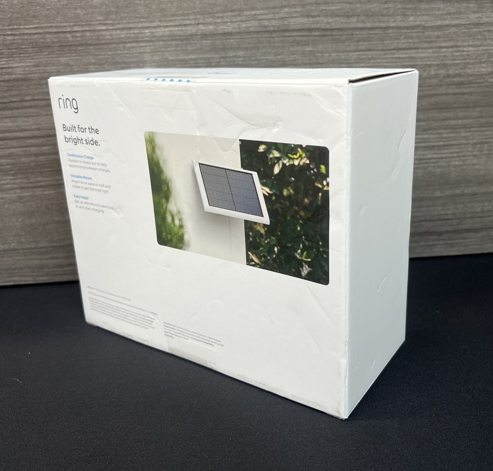 Ring 2nd Generation 4W Solar Panel for Select Ring Security Cameras ...