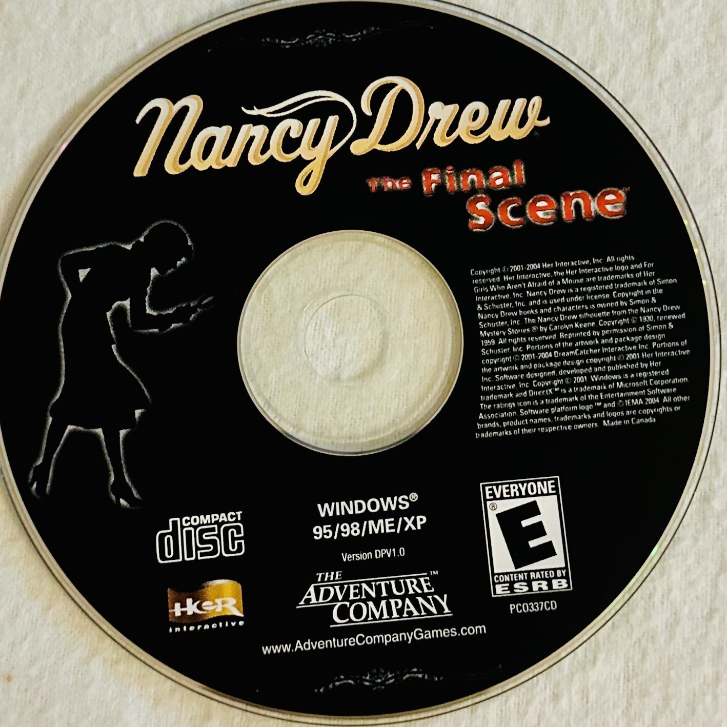 Nancy Drew: The Final Scene PC Game 3D Interactive Mystery CD-ROM 2001 ...