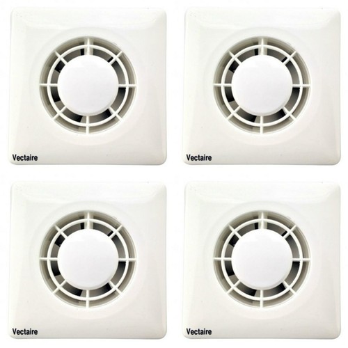 4 x Vectaire A10/4 Extractor Fans for 4"/100mm duct (NO Timer) | eBay UK