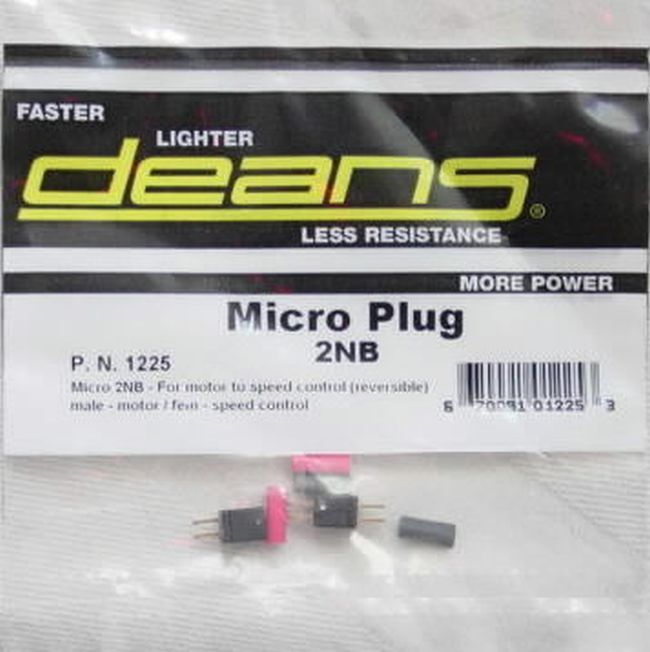 Deans 2-Pin Micro Plugs (2NB) WSD1225 | eBay