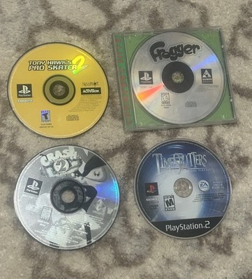 PS1 And PS2 Used Game Lot! Frogger, THPS 2, Crash Bandicoot 2, Time ...