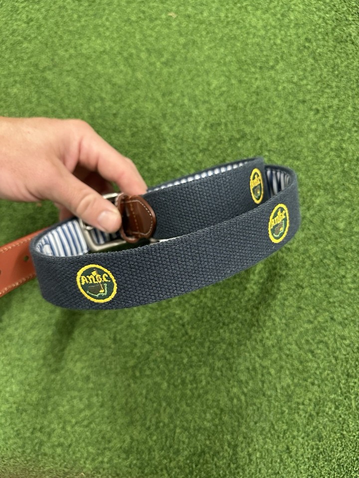 Augusta National ANGC Golf Club Peter Millar Belt Men's | eBay