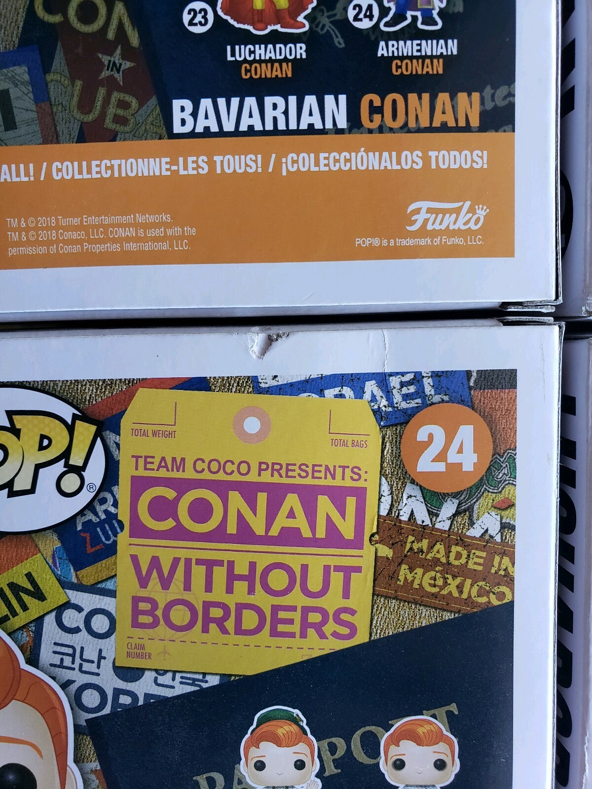 Funko Pop Lot Of 4 (GAMESTOP EXCLUSIVE) CONAN O'BRIEN WITHOUT BORDERS ...