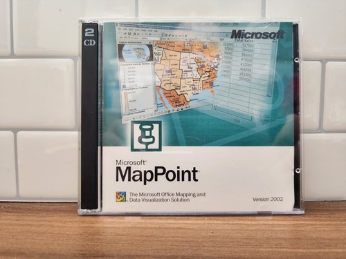 Microsoft MapPoint Version 2002 Office Mapping & Data Visualization ...