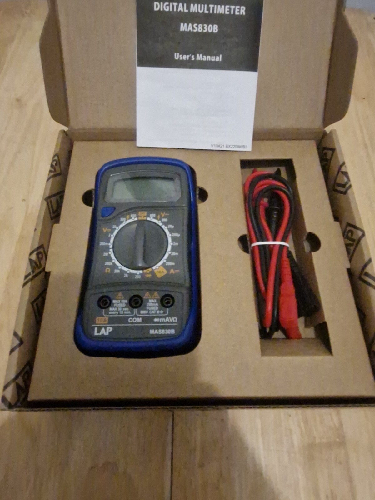 Lap Digital Multimeter Smart detection AC/DC Digital 600v MS8306D | eBay