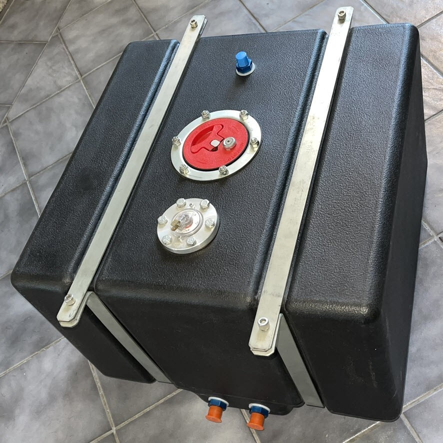 JAZ 16 Gallon Poly Fuel Cell with Sending Unit & Mounting Straps | eBay