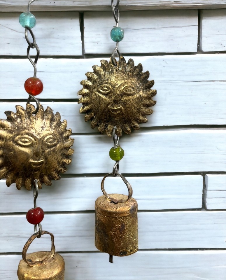 Antique Style Sun Wind Chime Bells Indoor Outdoor Patio Garden ...