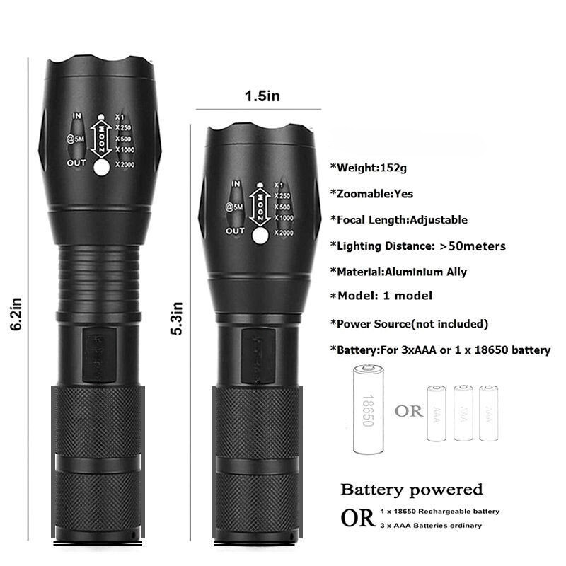 4 in 1 Multicolor LED Flashlight, Red Green Blue White RGBW Torch RGB ...