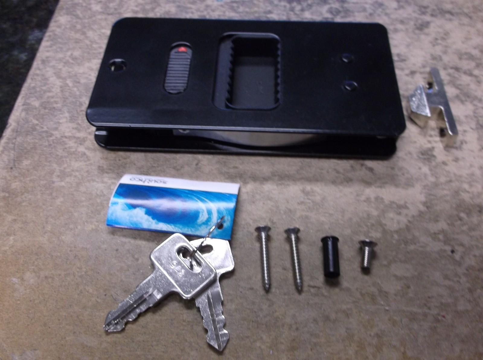 Southco Mobella MF 02 110 50 Flush Sliding Boat Cabin Door Latch Black ...