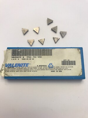 Valenite Carbide Inserts TPEE-731 VC8 Qty 8 | eBay