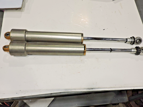 (2) Ohlins CUP adjust. shocks pair fronts 23 1/2" / 8" shafts NASCAR ...