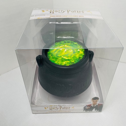 Harry Potter Cauldron 20 oz Soup Mug with Lid & Spoon - New Sealed | eBay