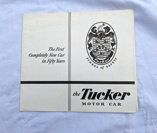 TUCKER car 1948 reprint fold-out dealer sales brochure | eBay