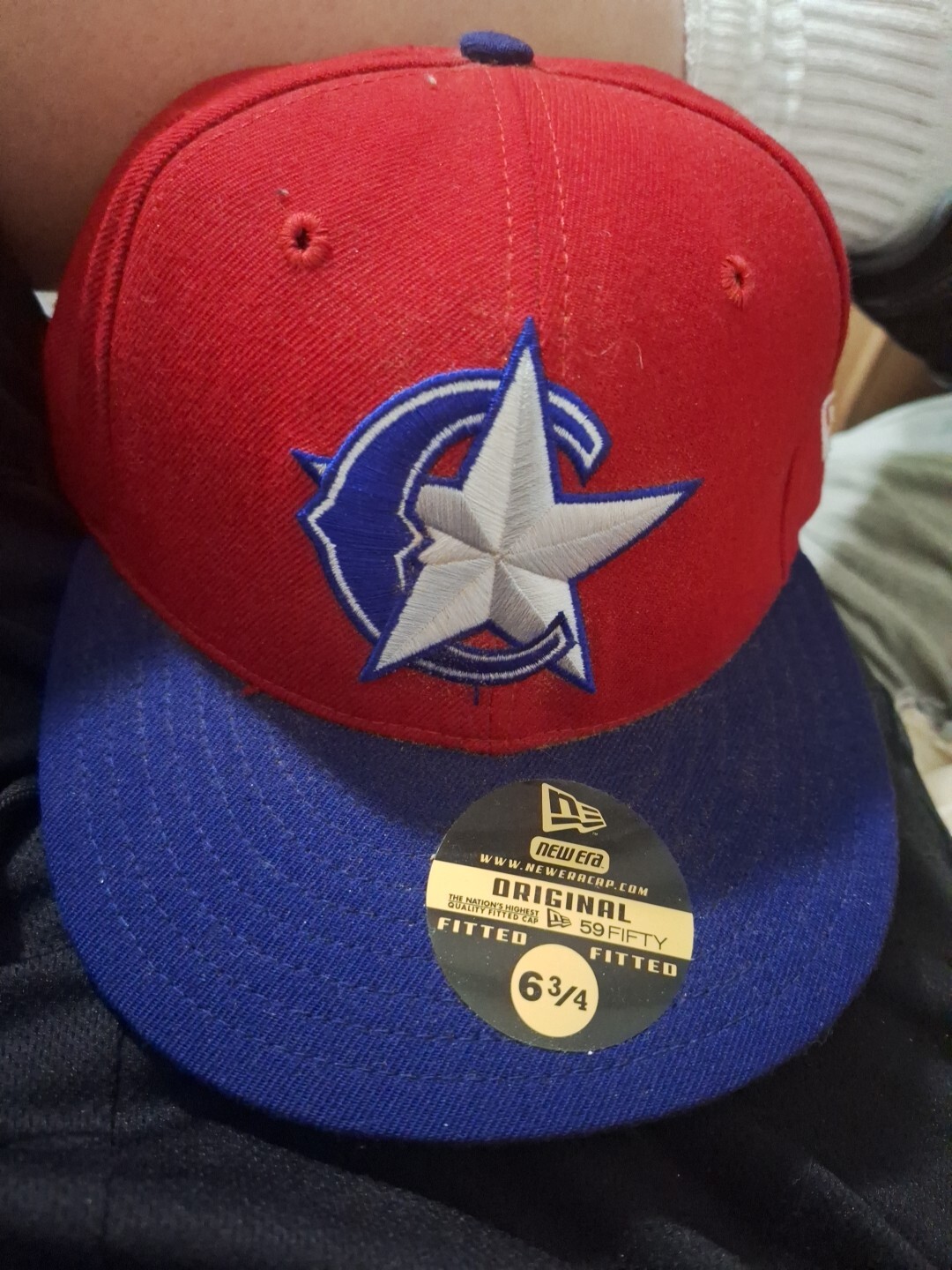 Charlotte Rangers New Era 59/50 Blue Red Fitted Hat Cap 6 3/4 New ...