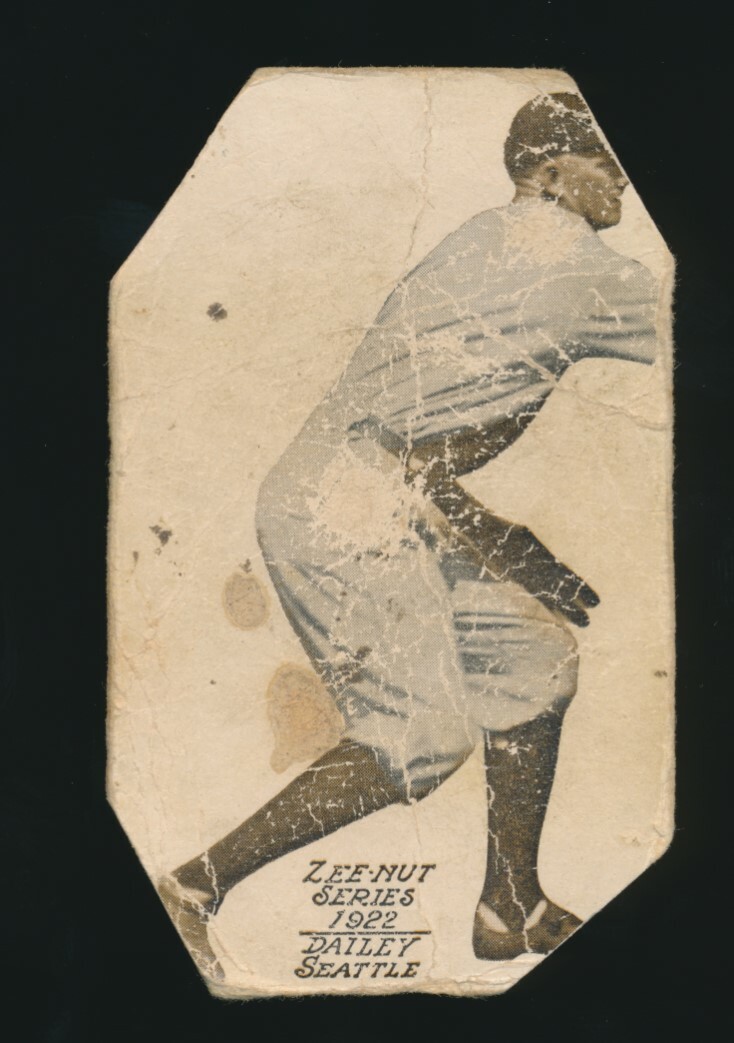 1922 Zeenut (PCL) -JOSEPH J. DAILEY (Seattle Indians) -Local WA Born ...