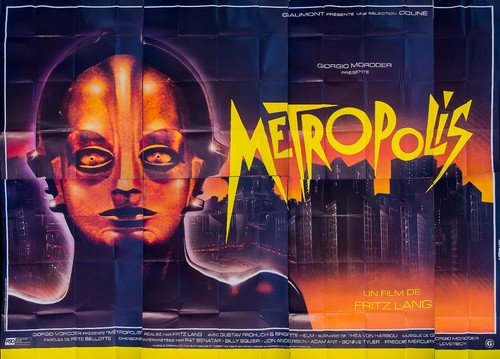 METROPOLIS Fritz Lang Huge French Vintage Movie Poster Original R1984 | eBay