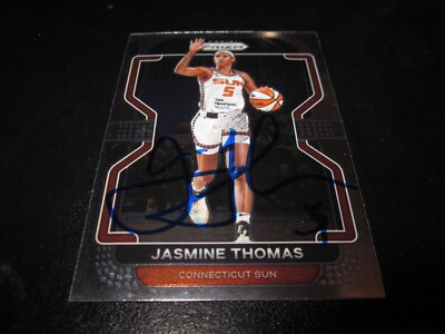 JASMINE THOMAS SIGNED AUTOGRAPHED 2022 PANINI PRIZM CARD # 27 SUN ...