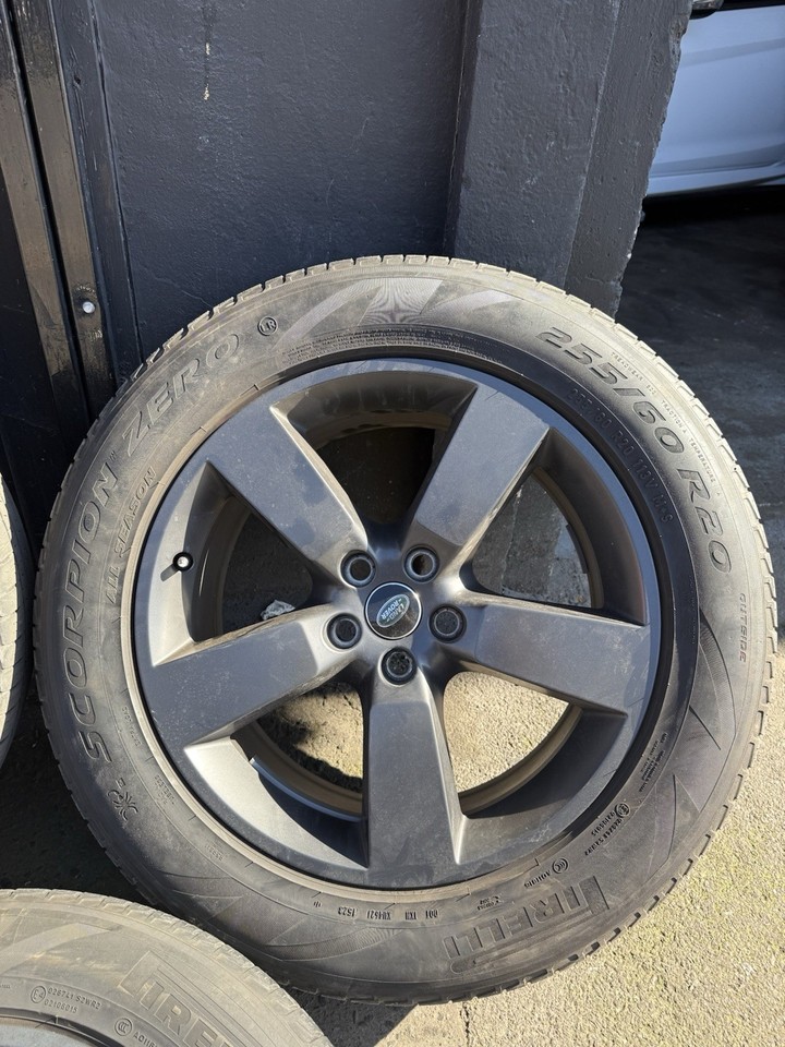 5x GENUINE DEFENDER 110 , 20” STYLE 5098 SATIN DARK GREY ALLOY WHEELS ...
