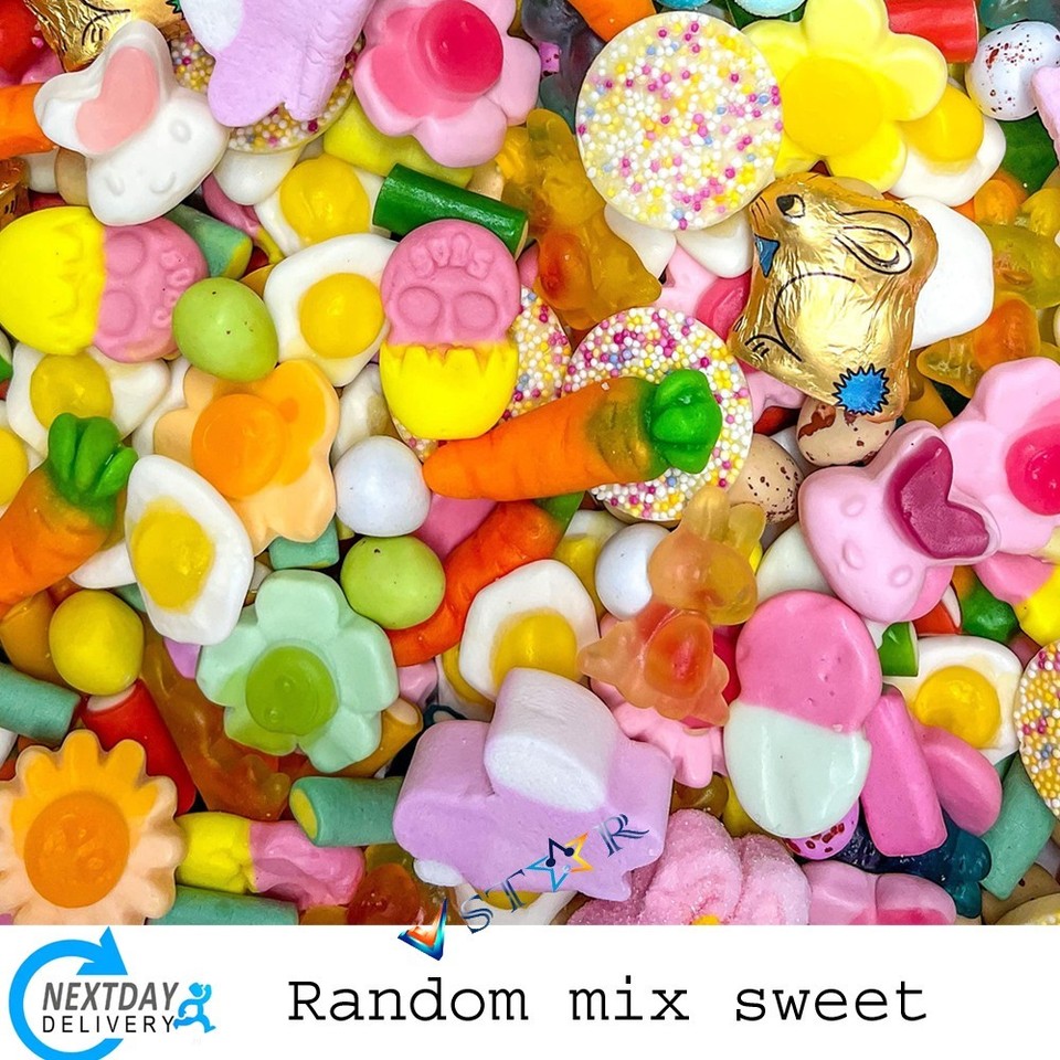 Easter Pick N Mix Gummy Sweet Retro Pick N Mix Assortments Sweets 250g ...