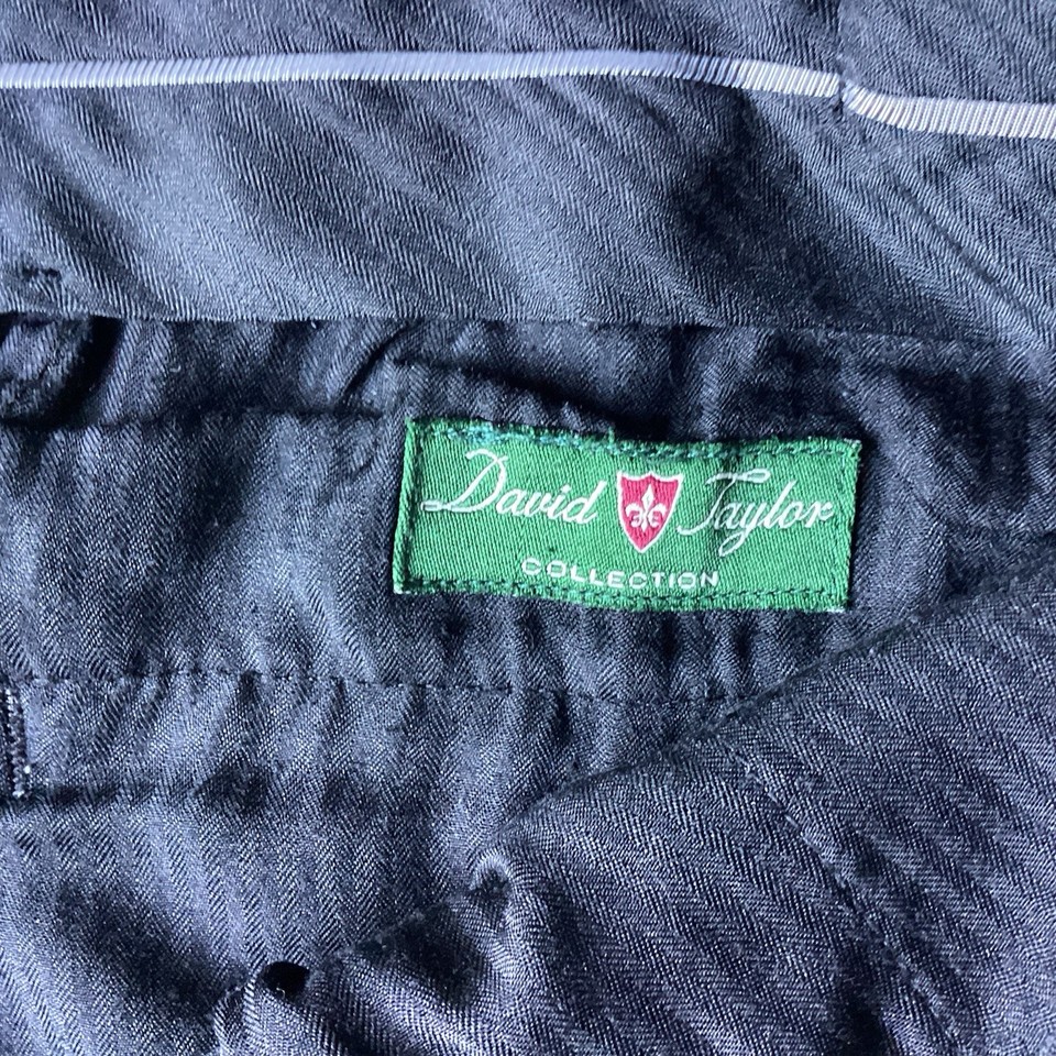 David Taylor Collection Gray Pants Men’s 38x30 Expandable Waistband ...
