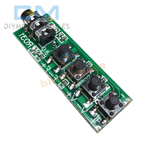 5PCS 76MHz~108MHz RDA5807 Stereo 2 Channel FM Radio Receiver Module DC2 ...