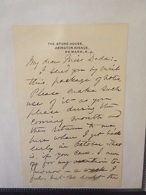 Susan Hayes Ward - Autograph Letter Signed - Undated | eBay