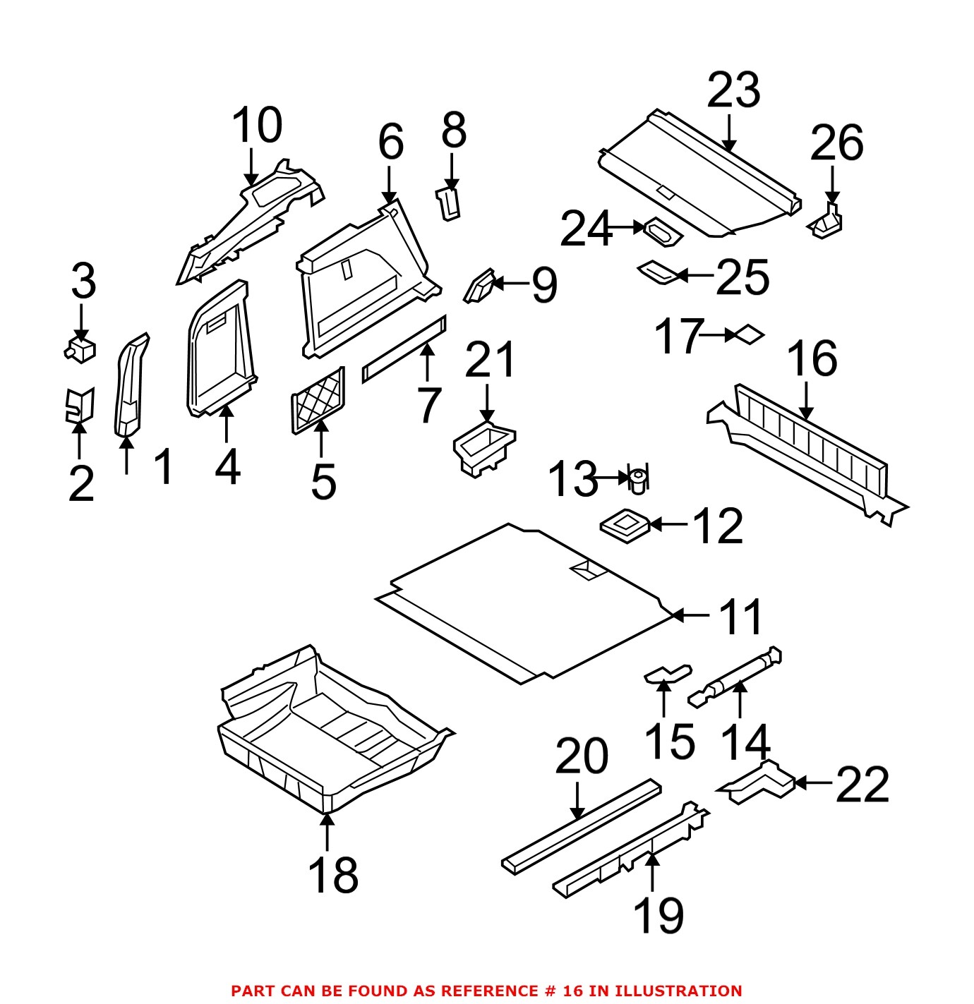 BMW 51476967844 Genuine OEM Factory Original Sill Plate for sale online ...