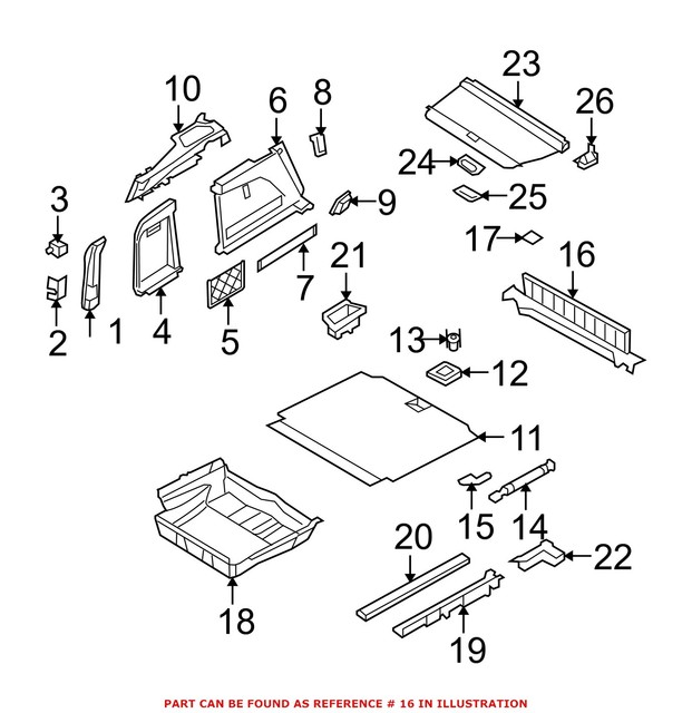 BMW 51476967844 Genuine OEM Factory Original Sill Plate for sale online ...