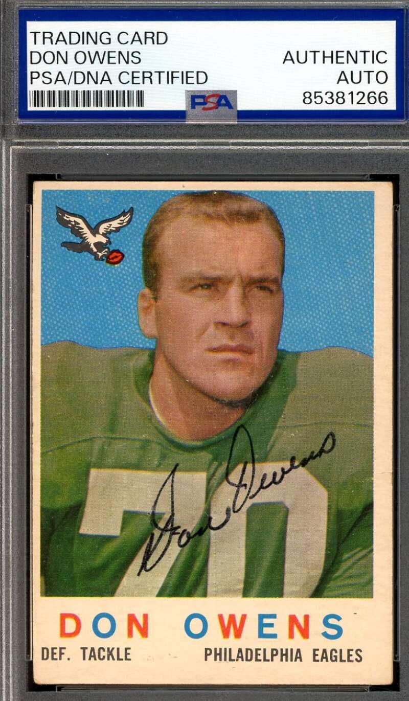 Don Owens PSA DNA Vintage Signed 1959 Topps Rookie Autograph | eBay