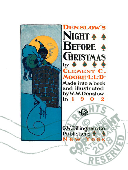 W W Denslow's NIGHT BEFORE CHRISTMAS Clement Moore 1902 Toys Dolls ...