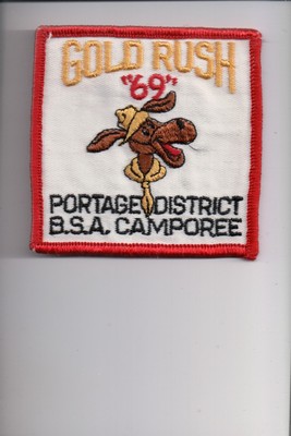 1969 Portage District Gold Rush Camporee patch | eBay