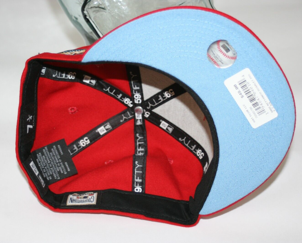 New Era 59Fifty MLB NY Yankees World Series 2009 Exclusive Red Hat Cap ...