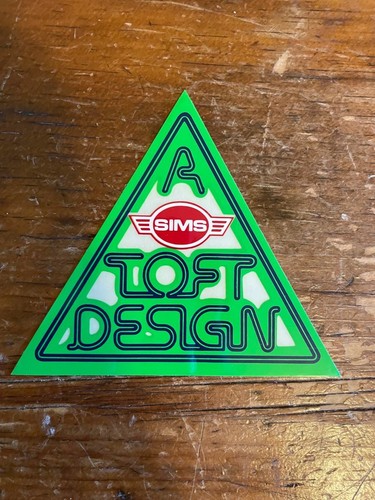 VTG 1978 Sims TOFT skateboard sticker SIMS SKATEBOARD DECK - | eBay