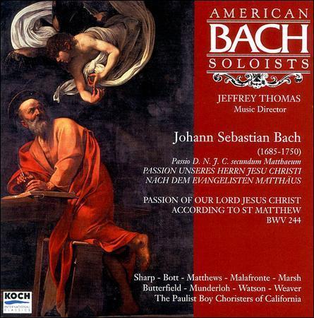 Bach: St. Matthew Passion (CD, Feb-2001, 3 Discs, Koch International ...