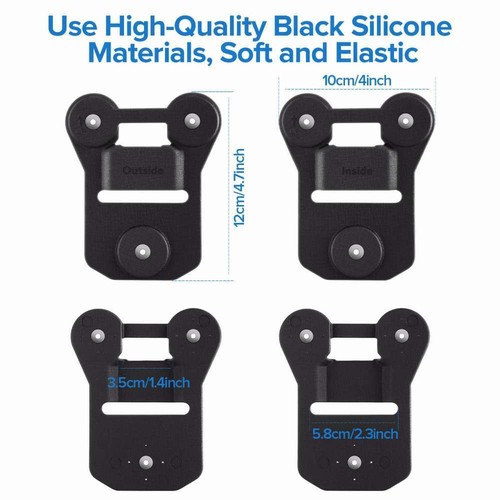 Body Cam Mount and Dock and Klickfast Clickfast Stud Clip for Body ...