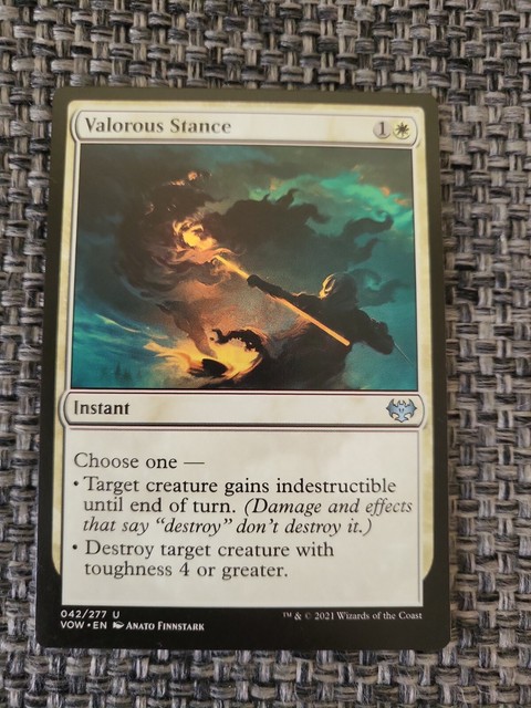MTG Valorous Stance Innistrad: Crimson Vow 042/277 Regular Uncommon for ...