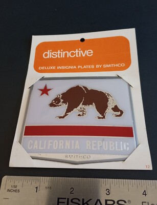 Vintage California Republic Bear Flag Decal Sticker Original Rare 80s ...