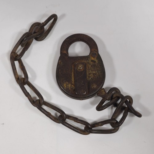 Antique Heavy Duty Railroad Lock With No Key Padlock | eBay
