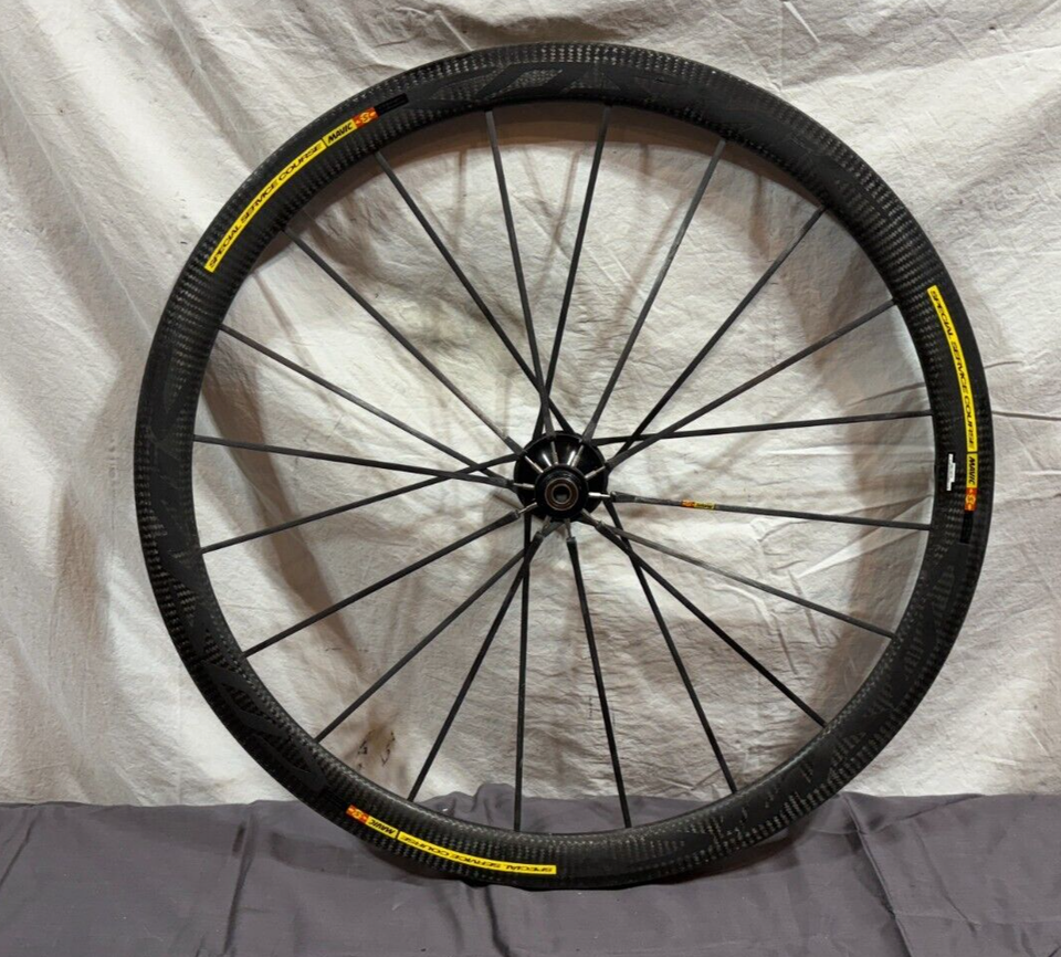 Mavic Cosmic SSC 20-Bladed Spoke Carbon Tubular 700C Rear Wheel READ | eBay