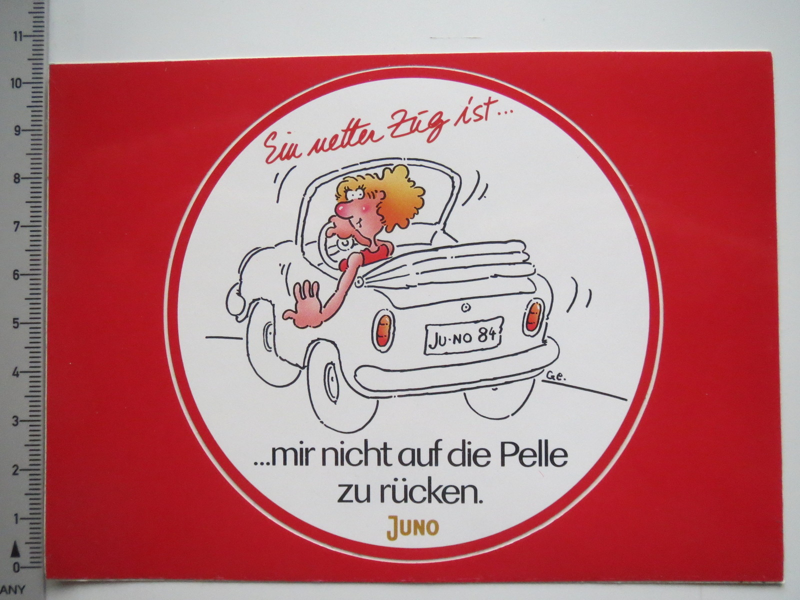 Aufkleber Sticker Juno - Zigaretten - Tabak - Ein netter Zug (7046) | eBay