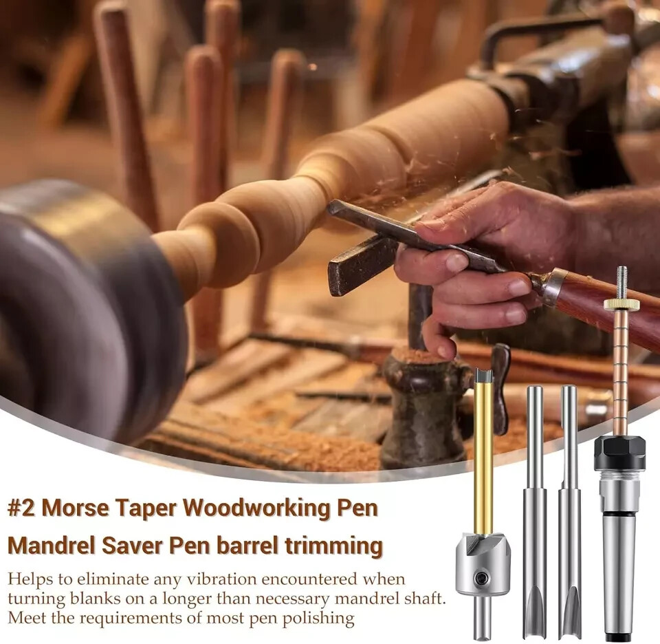 Pen Making Kit Pen Turning Mandrel and Pen Barrel Trimming Set Wood Turning | eBay