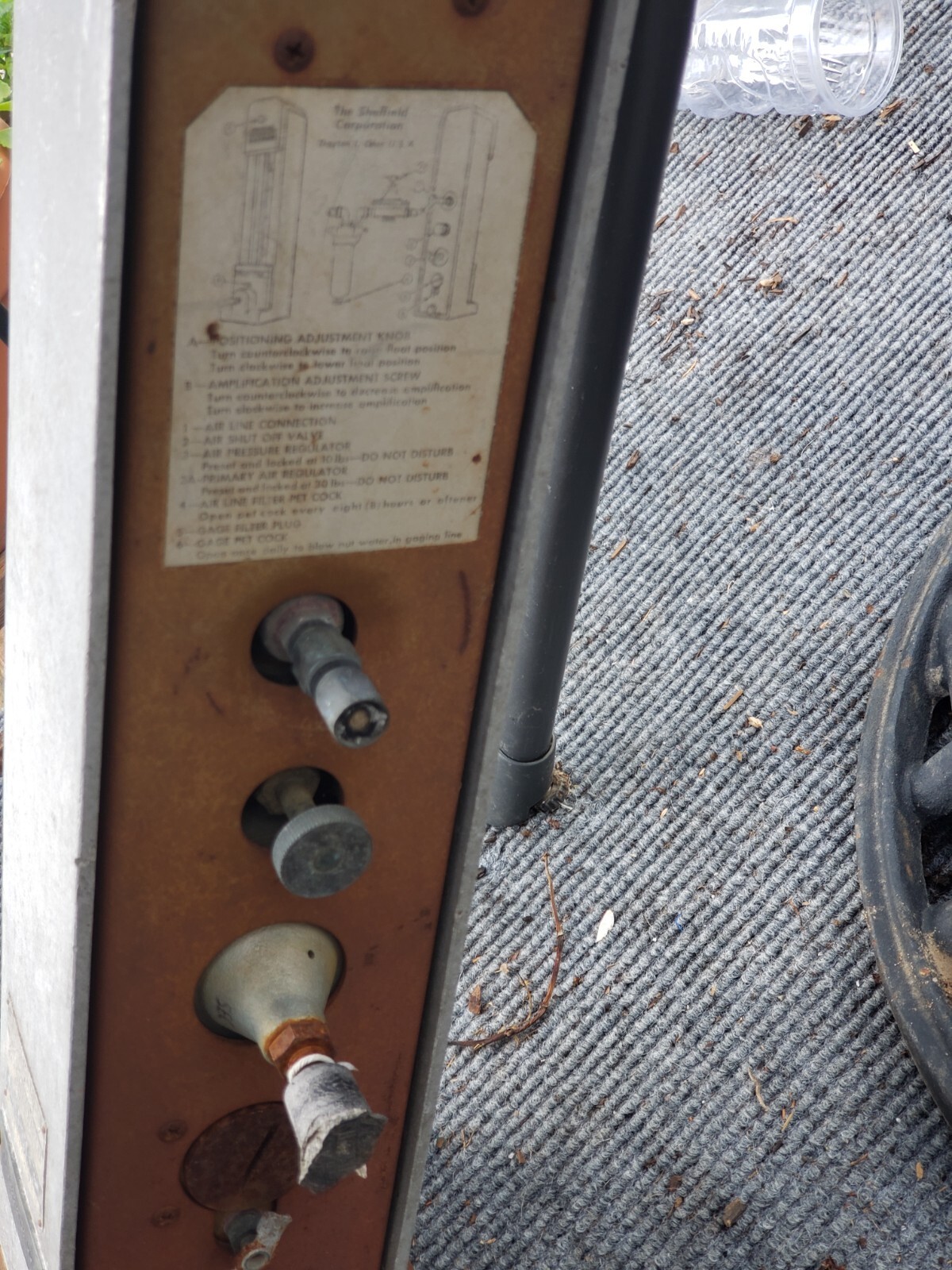 Sheffield Precisionaire Column Air Gage 9001-5M | eBay