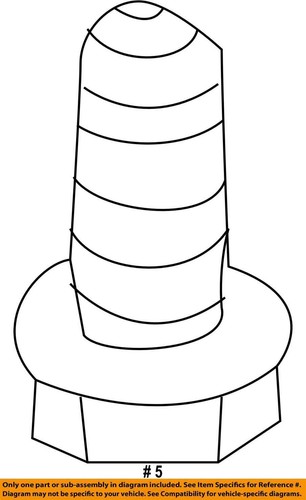 Genuine Jaguar Screw Part Number - C2C32663 | eBay