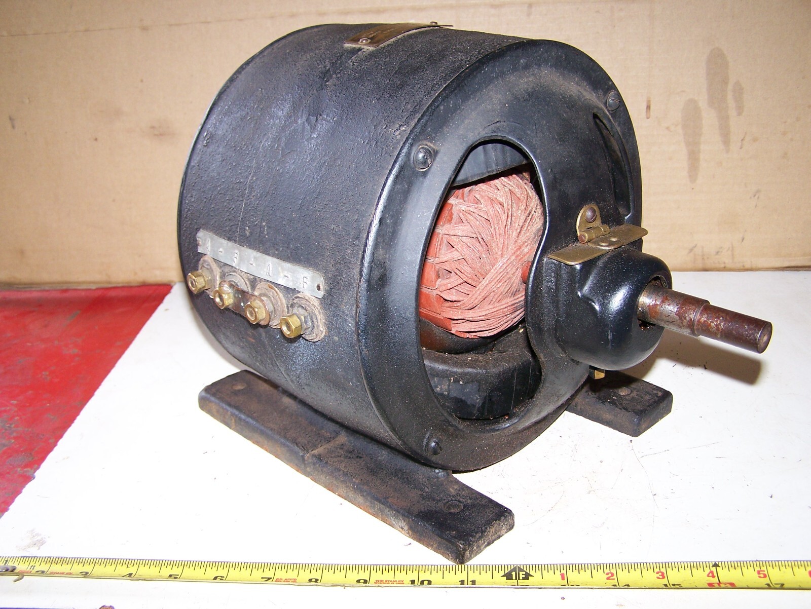 DEAN Belt Driven GENERATOR DYNAMO Hit Miss Gas Engine Steam Tractor ...