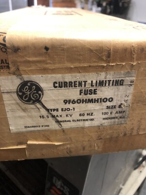 General Electric Current Limiting Fuse 100E Amp 9F60HMH100 | eBay