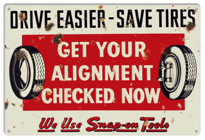 Vintage Style Metal Sign Snap On Tools 18x30 | eBay