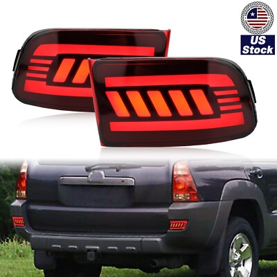 For Toyota 4Runner 2003-2005 Prado 2002-2009 LED Rear Bumper Brake Tail ...