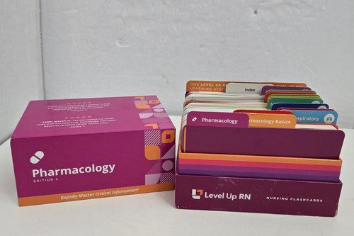 Level Up RN Pharmacology Nursing Flashcards Edition 3 Study Guide Cards ...