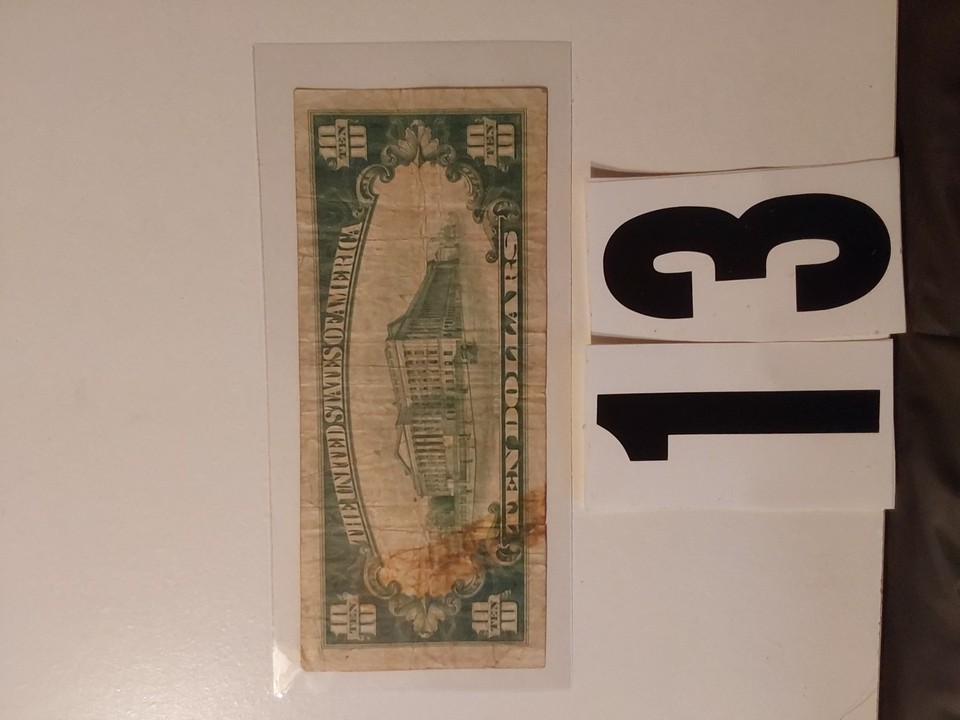 The Chase National Bank Of New York 1929 $10 National Currency #2370 ...