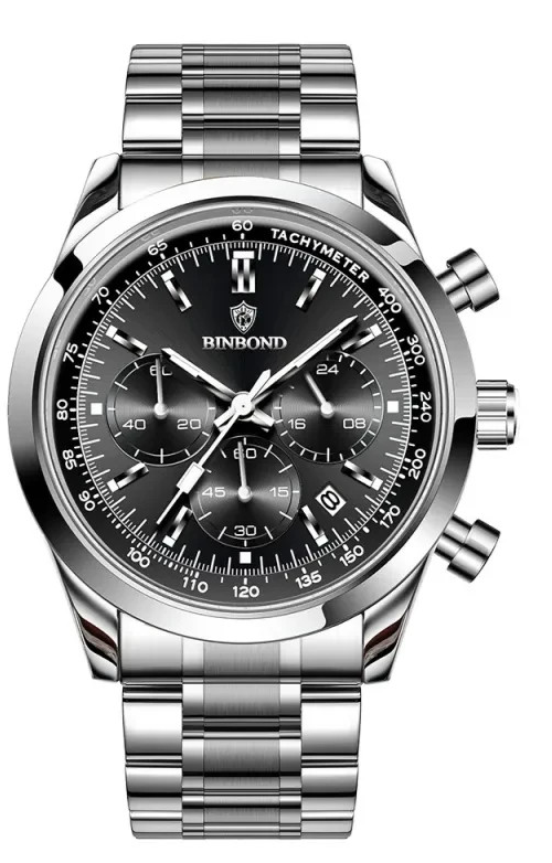 BINBOND Men's Waterproof Quartz Watch High-end Male Fashion & Luxury Wristwatch | eBay